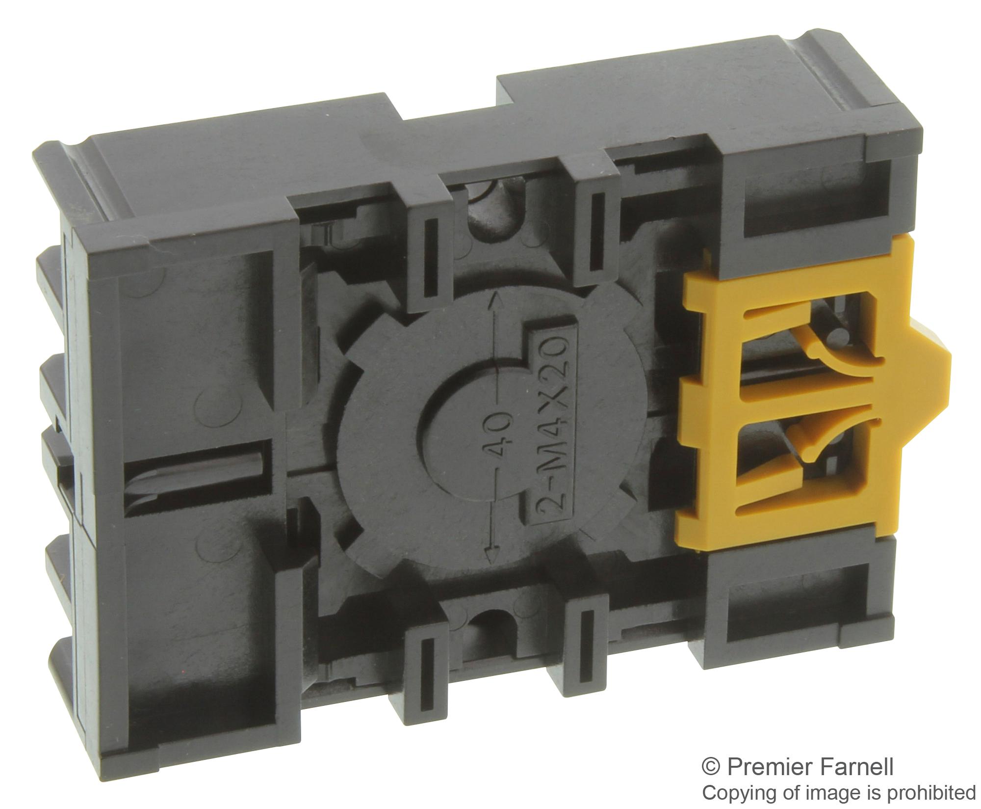 P2CF-08 - Omron Industrial Automation - Base para Relevador, Carril DIN ...