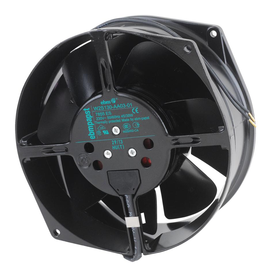 W2S130-AA03-01 - Ebm-papst - Ventilador axial de CA, 230V, Circular