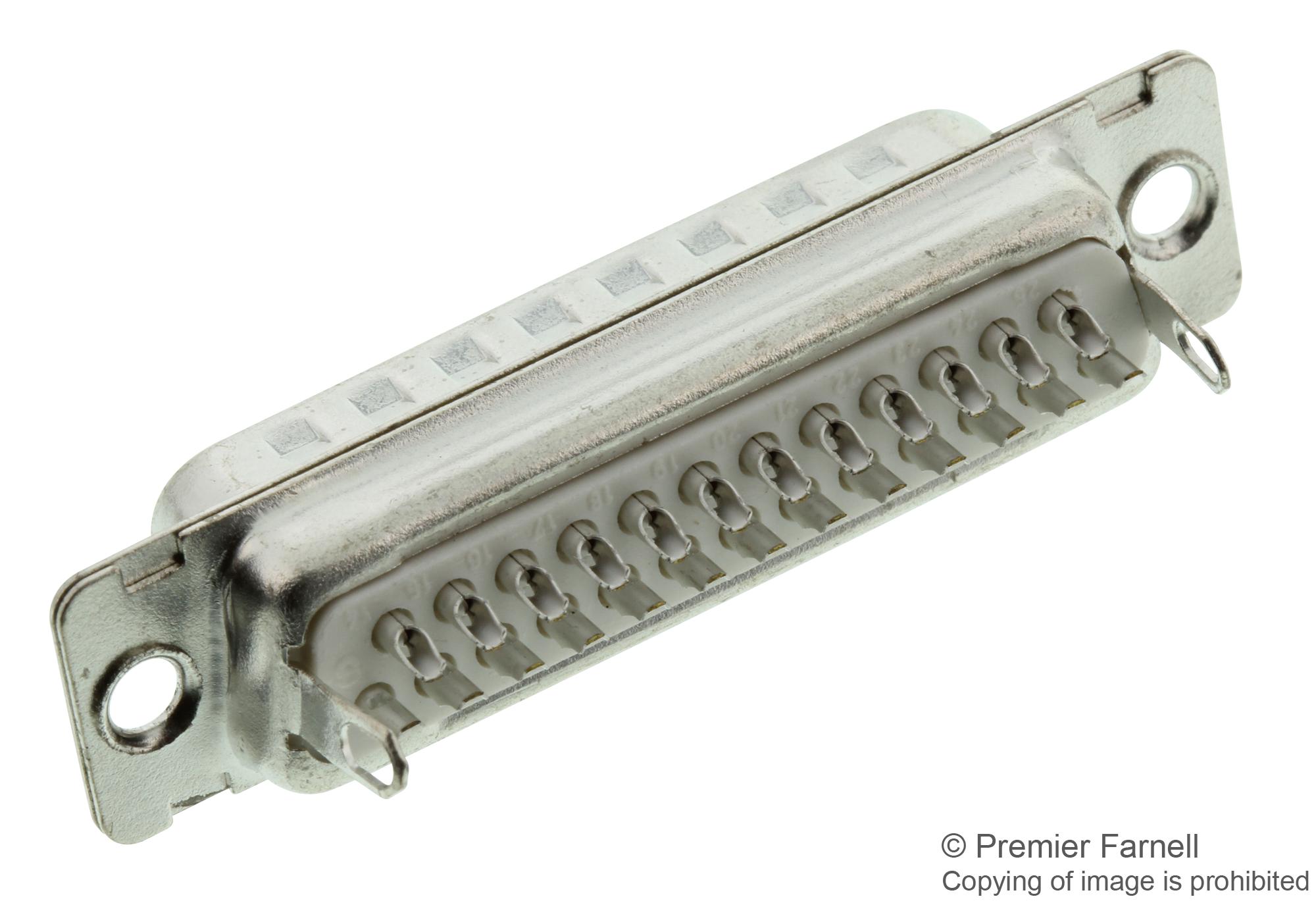 DB25P064HTXLF - Amphenol Communications Solutions - Conector D Sub, DB25, 25 Contactos