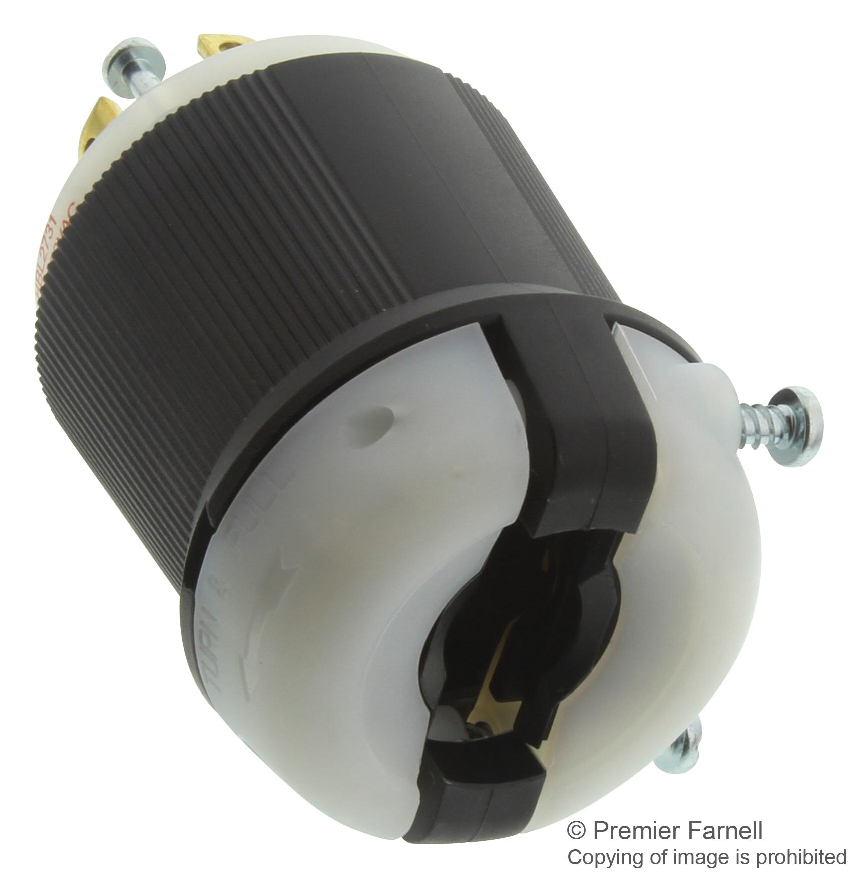 HBL2731 - Hubbell Wiring Devices - Conector de Entrada de Potencia ...