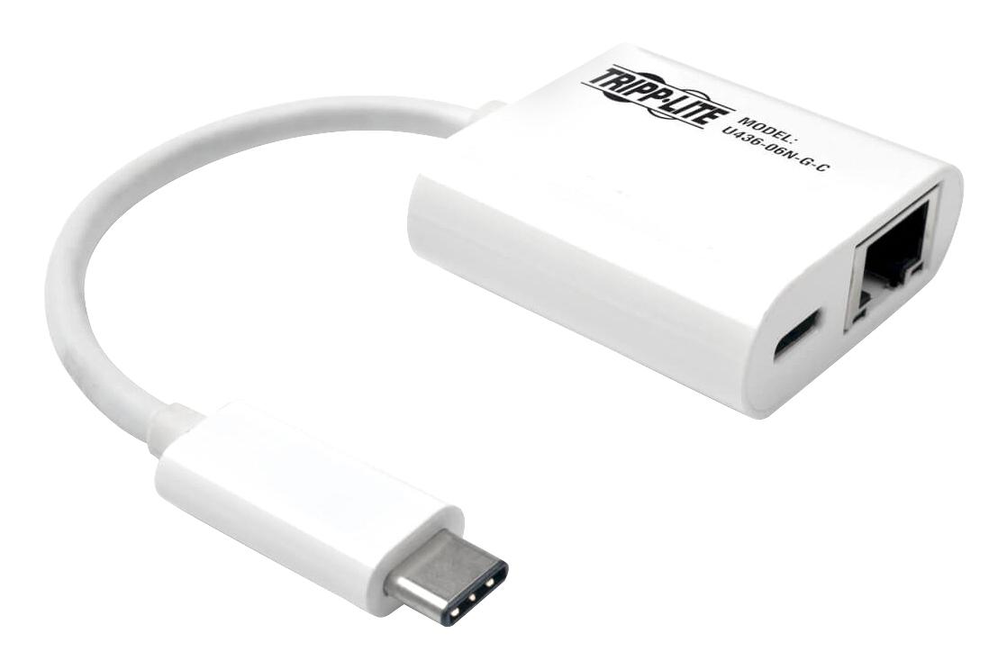 U436-06N-G-C - Eaton Tripp Lite - SMART CABLE, USB-USB C/RJ45 JACK, 6"