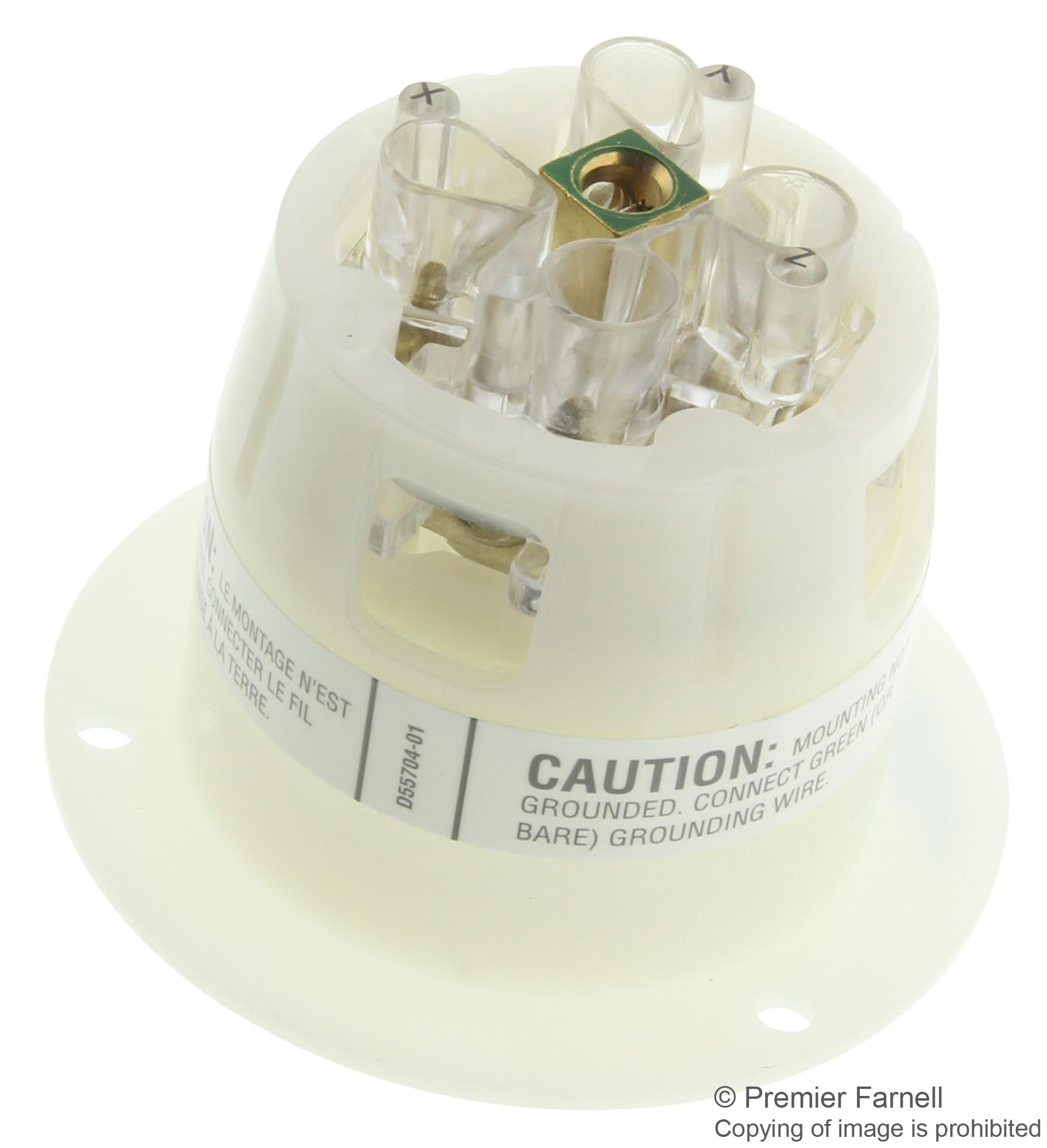 HBL2515 - Hubbell Wiring Devices - Conector de Entrada de Potencia ...