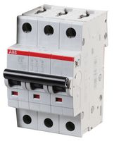 S203-C6 - Abb - CIRCUIT BREAKER, THERMAL MAG, 3 POLE