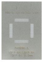 PA0096-S PROTO ADVANTAGE, STENCIL, 0.5MM PITCH, STAINLESS STEEL ...