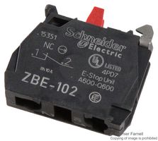 ZBE102 - Schneider Electric - Bloque de Contactos, 10 A, 600 V