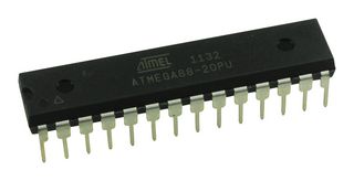 ATMEGA88-20PU - Microchip - MCU de 8 Bits, Baja Potencia, Alto Rendimiento